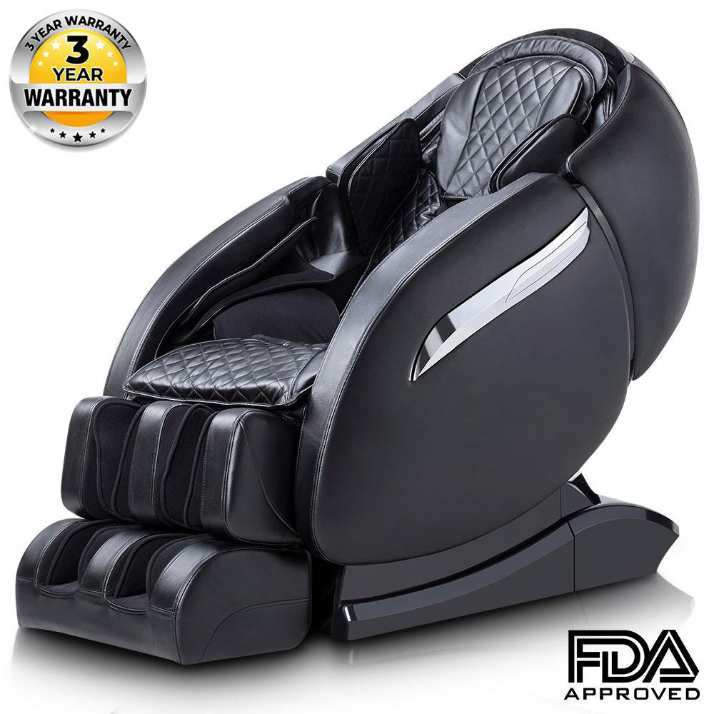 Latitude Run® Faux Leather Power Reclining Heated Full Body Massage ...