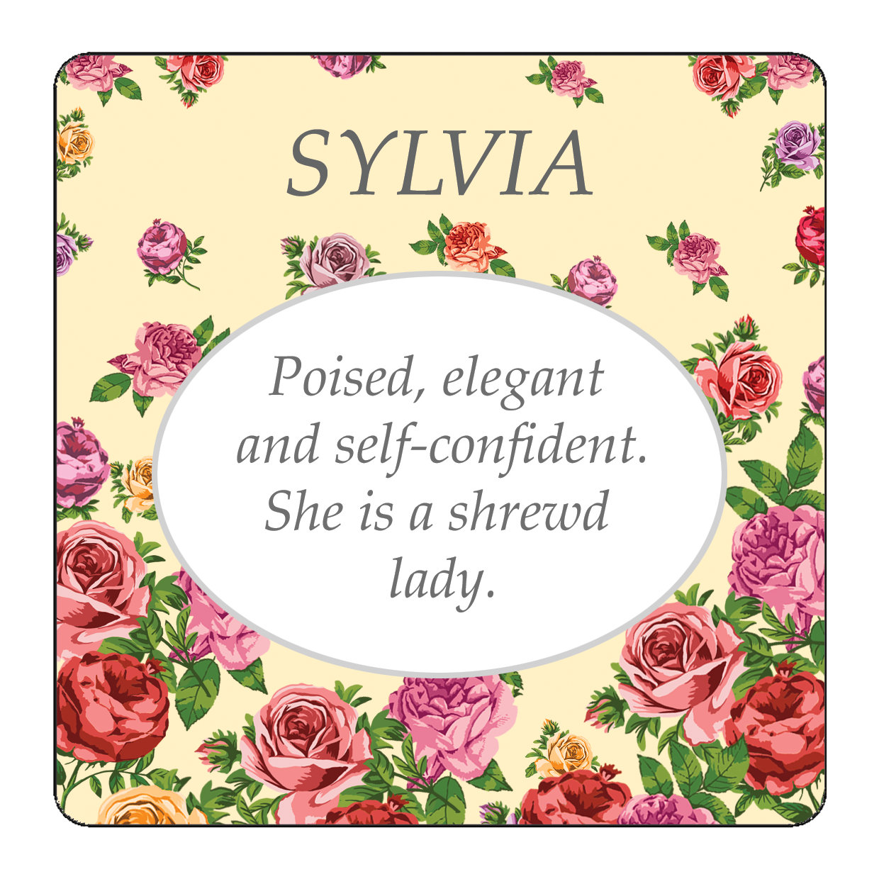 Happy Larry Personal Coaster - "Sylvia" | Wayfair.co.uk