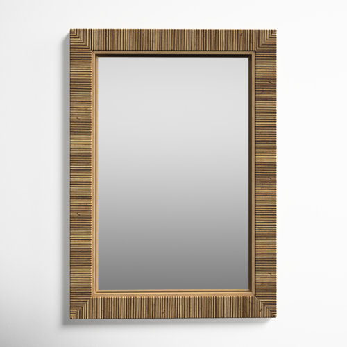 Birch Lane™ Hereen Rattan Rectangle Mirror & Reviews | Wayfair
