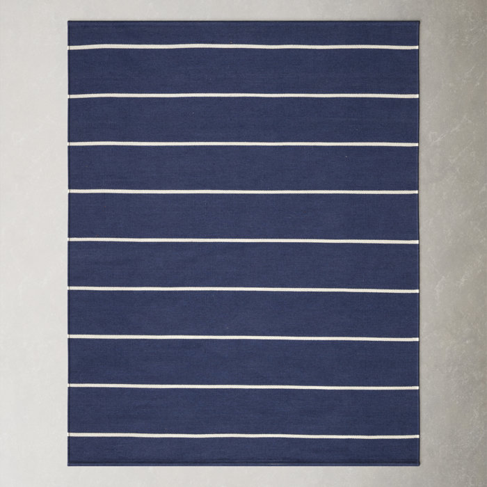 AllModern Foundry Flatweave Striped Rug & Reviews | Wayfair