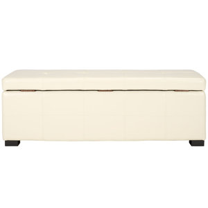 Red Barrel Studio® Alescia Faux Leather Upholstered Storage Bench ...