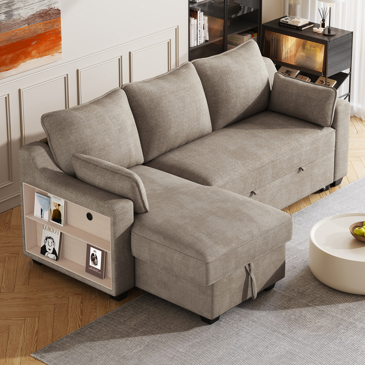 Latitude Run® Pull Out Couch Sleeper Sofa - Wayfair Canada