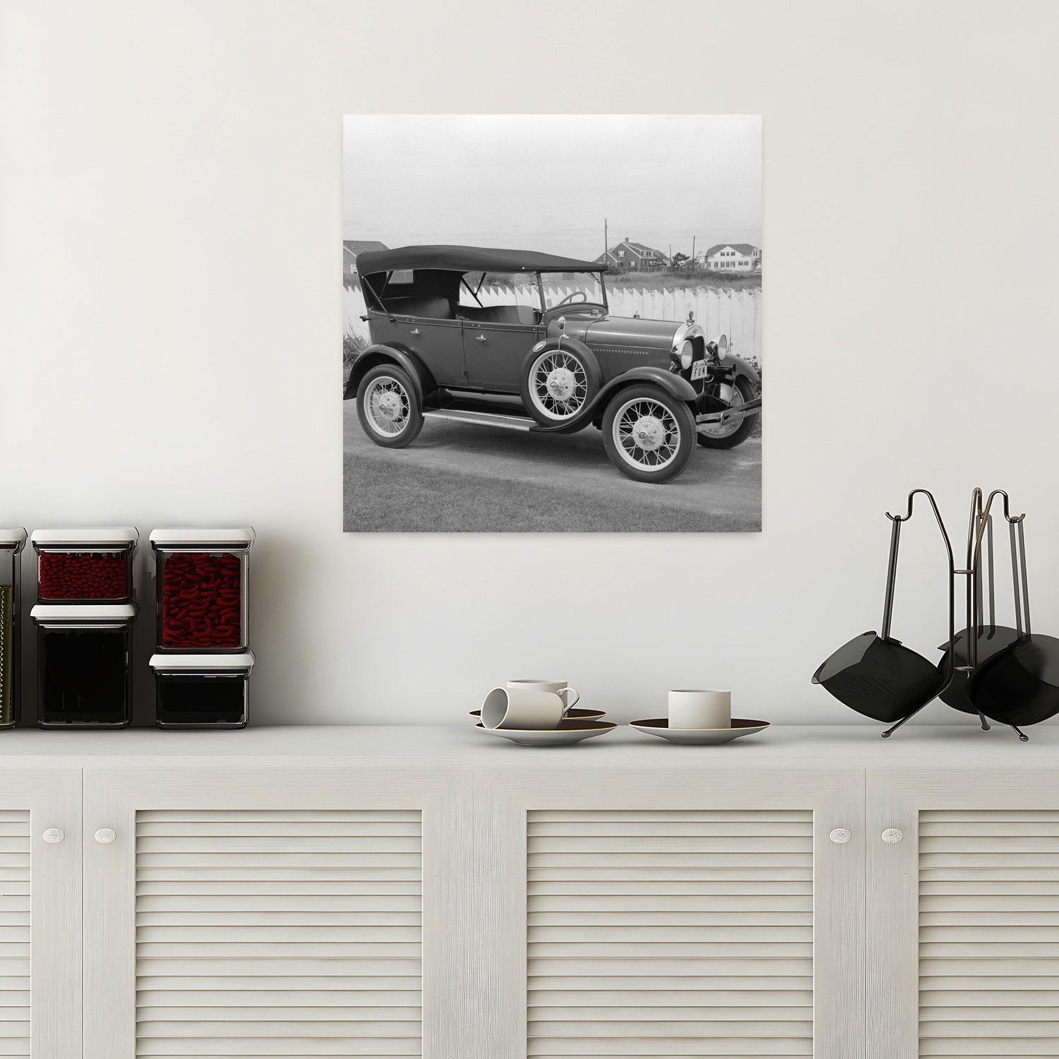 August Grove® 1960S Side View Of 1929 Model A Ford Phaeton Automobile ...