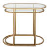 Willa Arlo™ Interiors Lutterworth Glass Frame Nesting Tables & Reviews ...