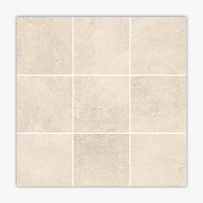 Direct Stone Source Clay 12" x 12" Porcelain Grid Mosaic Wall & Floor ...