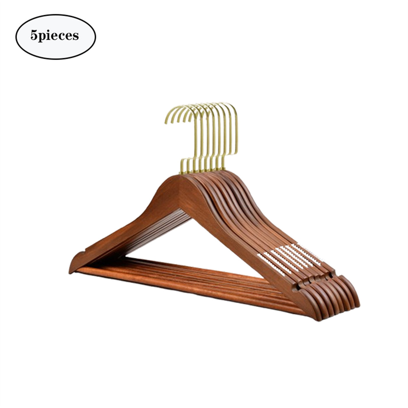 Lark Manor™ Classic Solid Wood Clothes Hangers | Wayfair