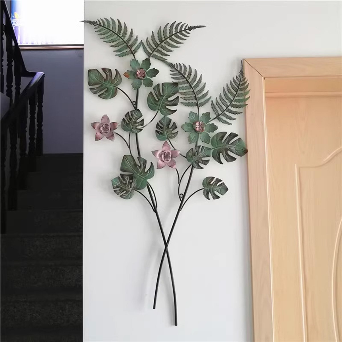 Bay Isle Home™ American-Style Country Wrought Iron Aged Foliage Wall ...