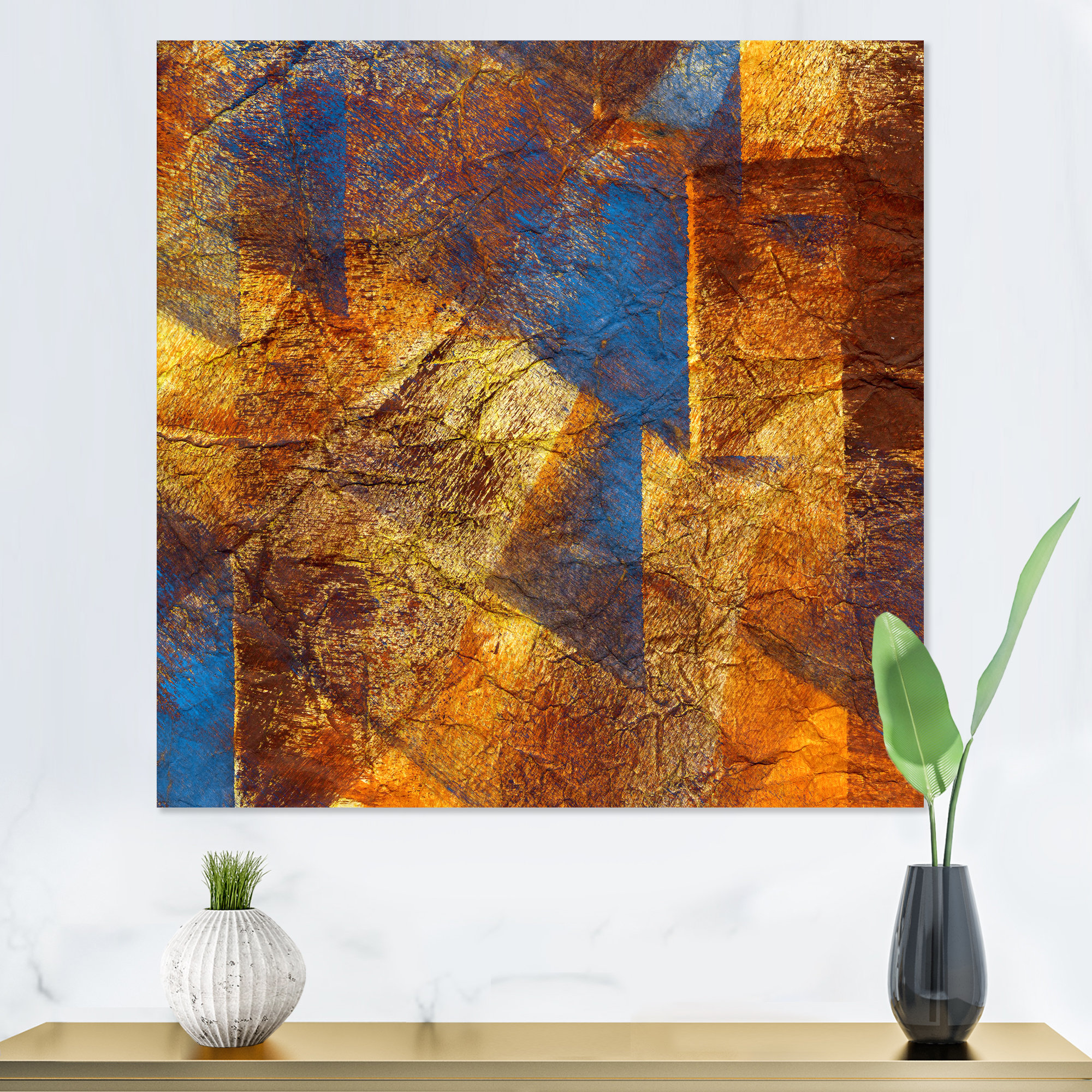 Wrought Studio™ Abstract Triangle & Cubism II - Modern & Contemporary ...