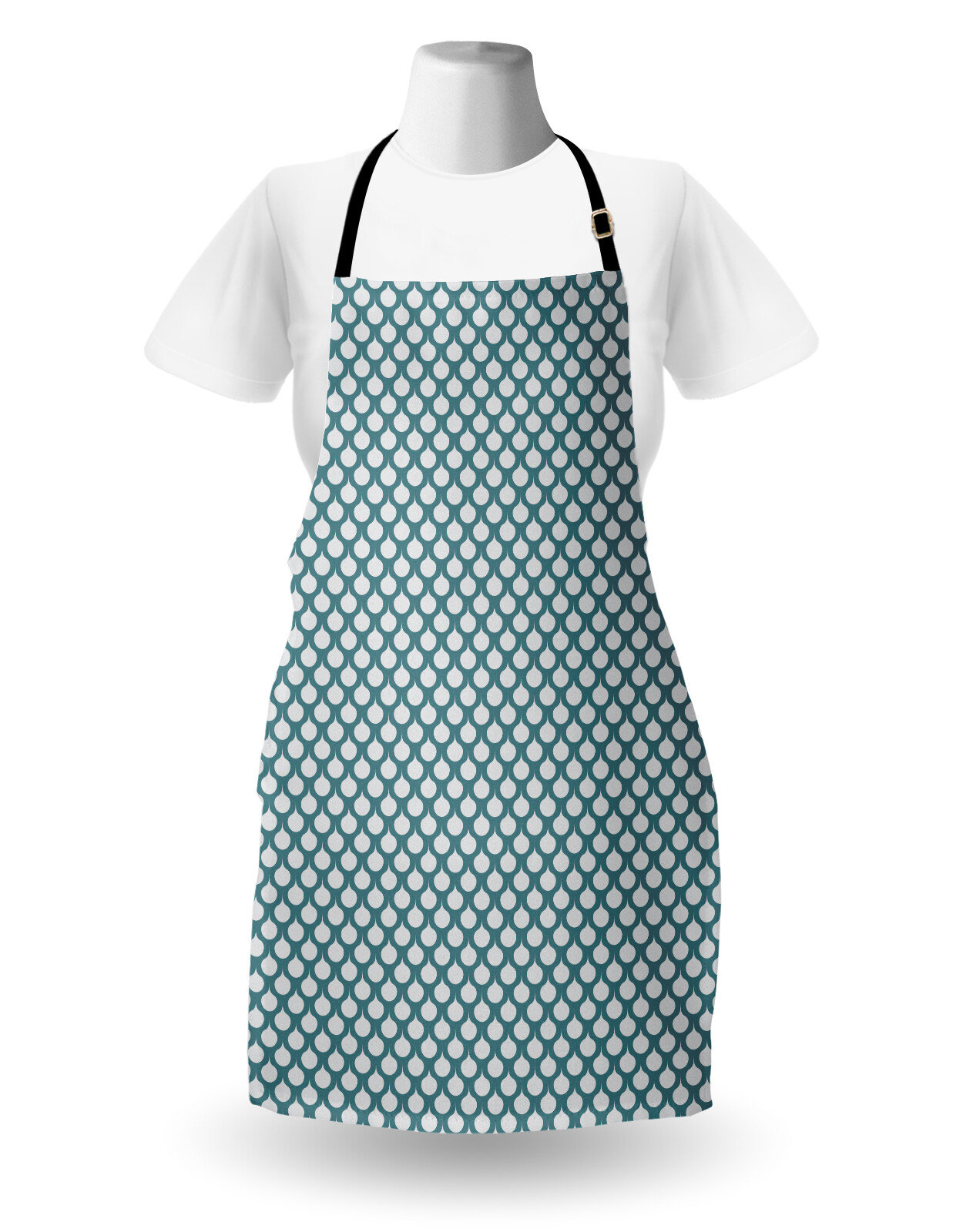 East Urban Home Art Nouveau Apron Unisex, Retro Curves Tile, Adult Size ...
