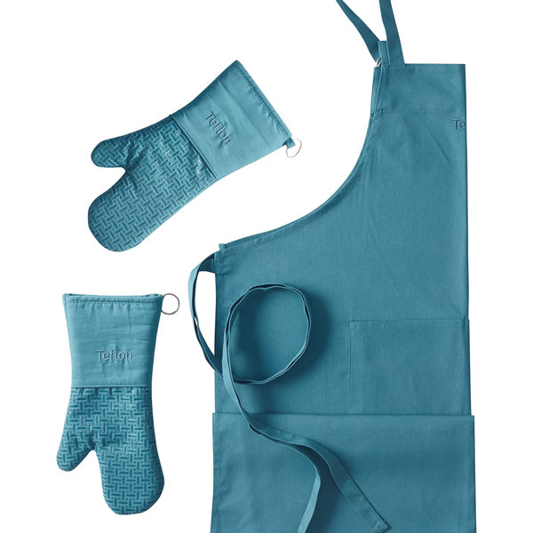 Teflon Solid Color Apron Sets | Wayfair
