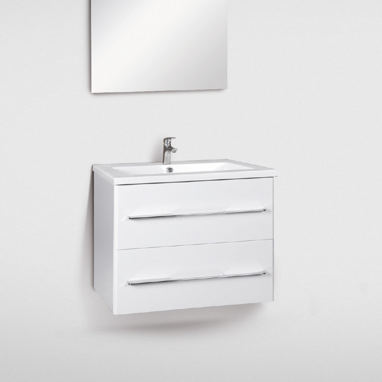 Wellis Nina 600cm Wall Mounted Single Vanity Base Unit | Wayfair.co.uk