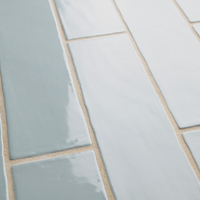 Merola Tile Chester Series 3" x 12" Subway Tile in Aqua & Reviews ...
