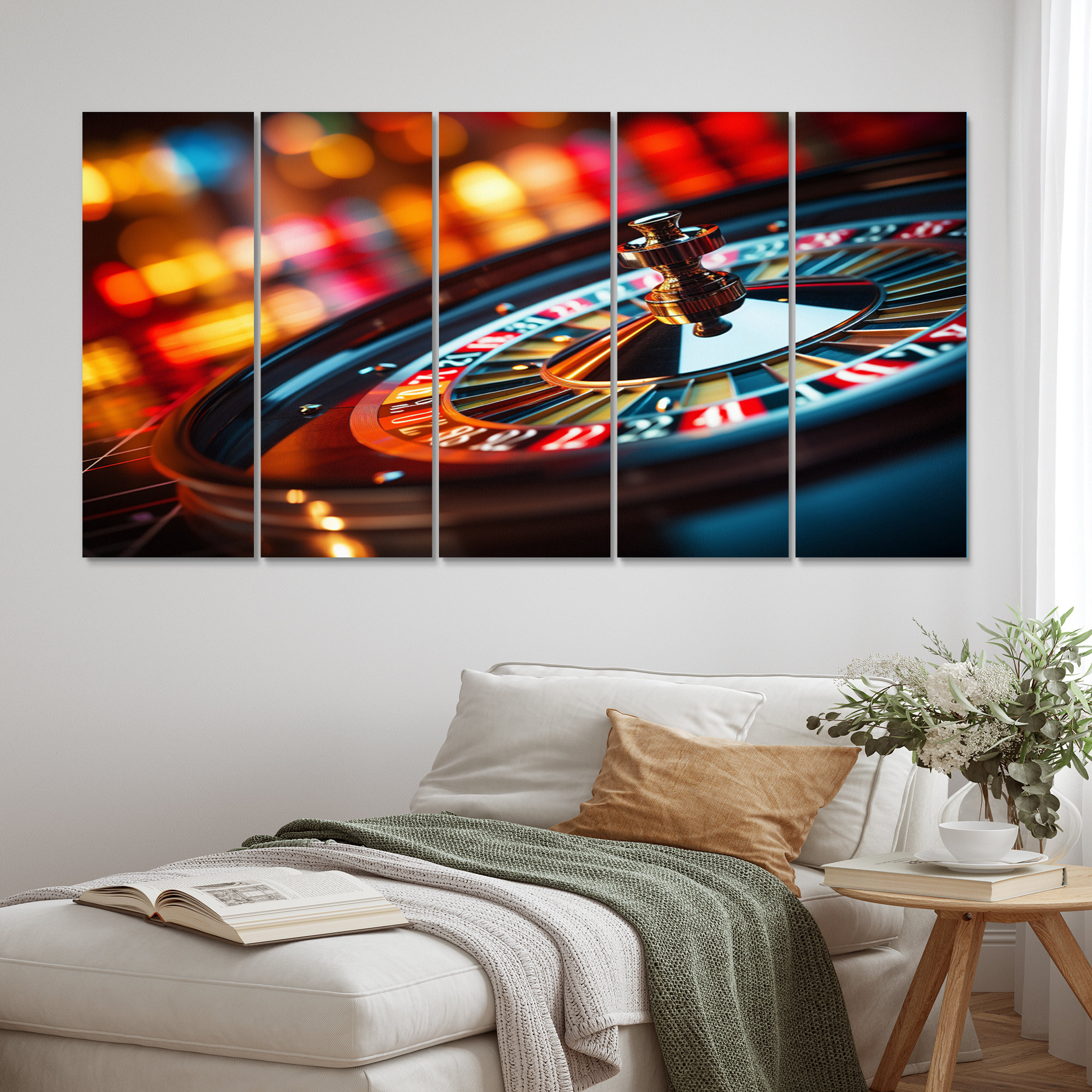 Ebern Designs Casino Royale Roulette IV - Casino & Games Metal Wall Art ...