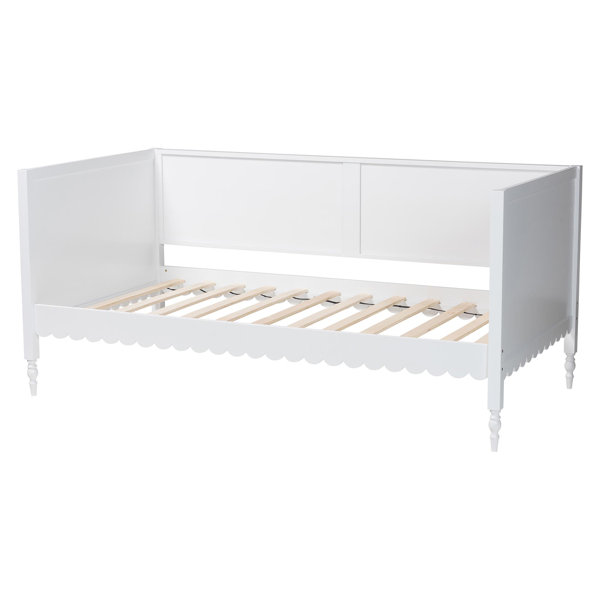 Red Barrel Studio® Baxton Studio Roni Modern White Wood Twin Daybed ...