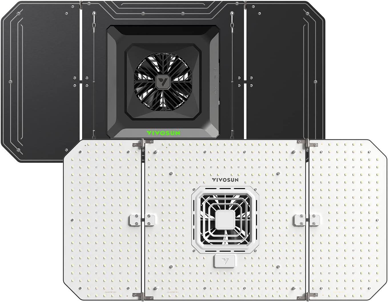 VIVOSUN 13 In. 200w Led Grow Light With An Integrated Circulation Fan ...
