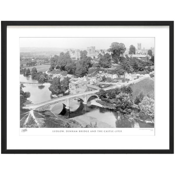 The Francis Frith Collection Ludlow, Dinham Bridge And The Castle C1935 ...