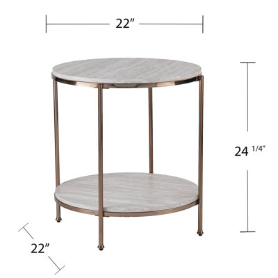 Mercer41 Stamper End Table & Reviews | Wayfair