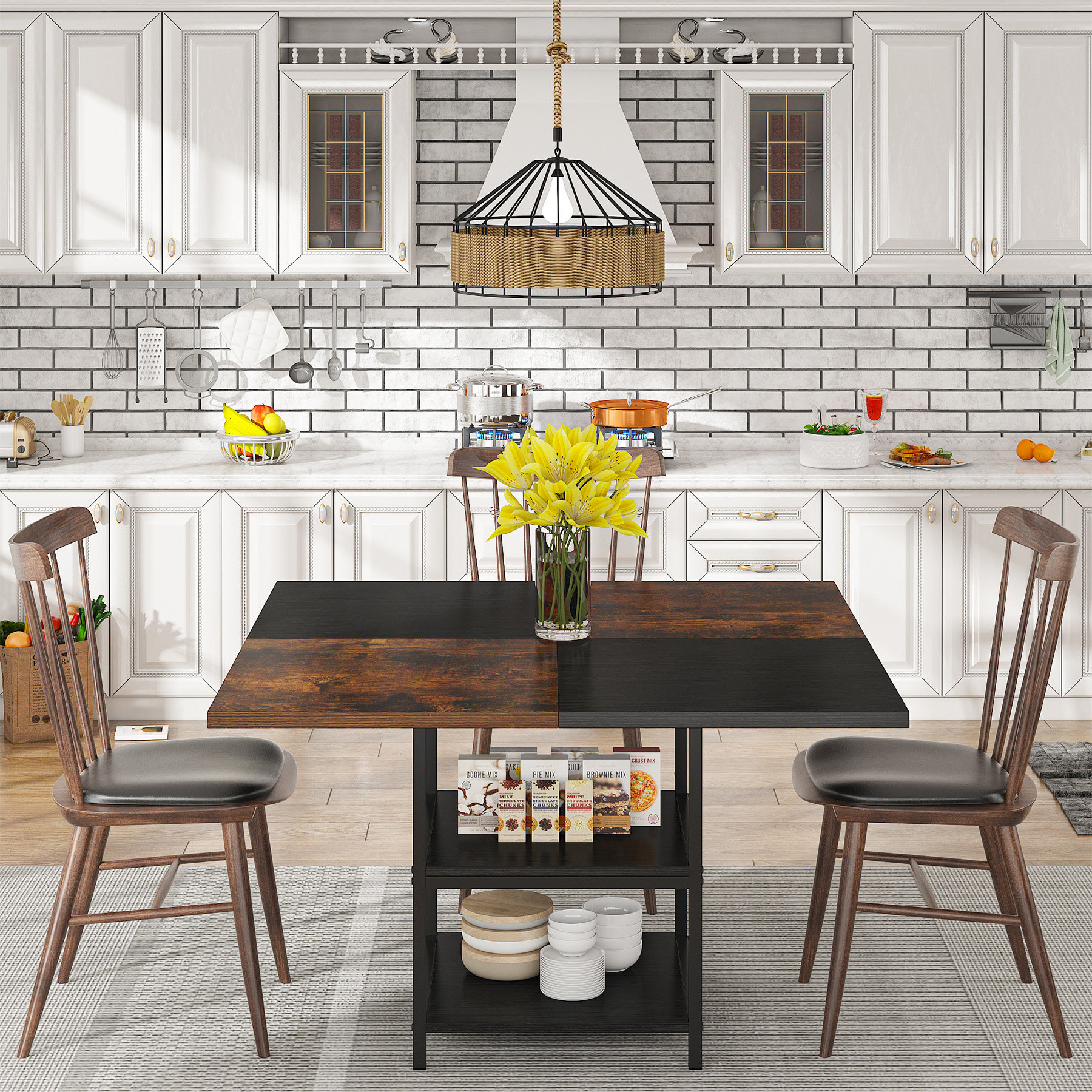 17 Stories Bhupinder 47.25 L x 47.25 W Dining Table & Reviews | Wayfair