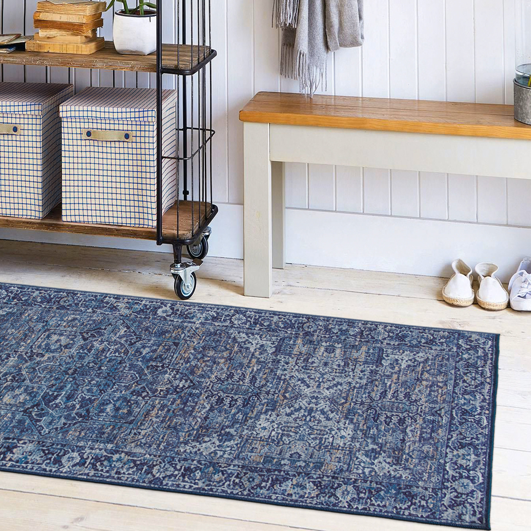 Bungalow Rose Samiur Machine Washable Area Rug Living Room Bedroom ...