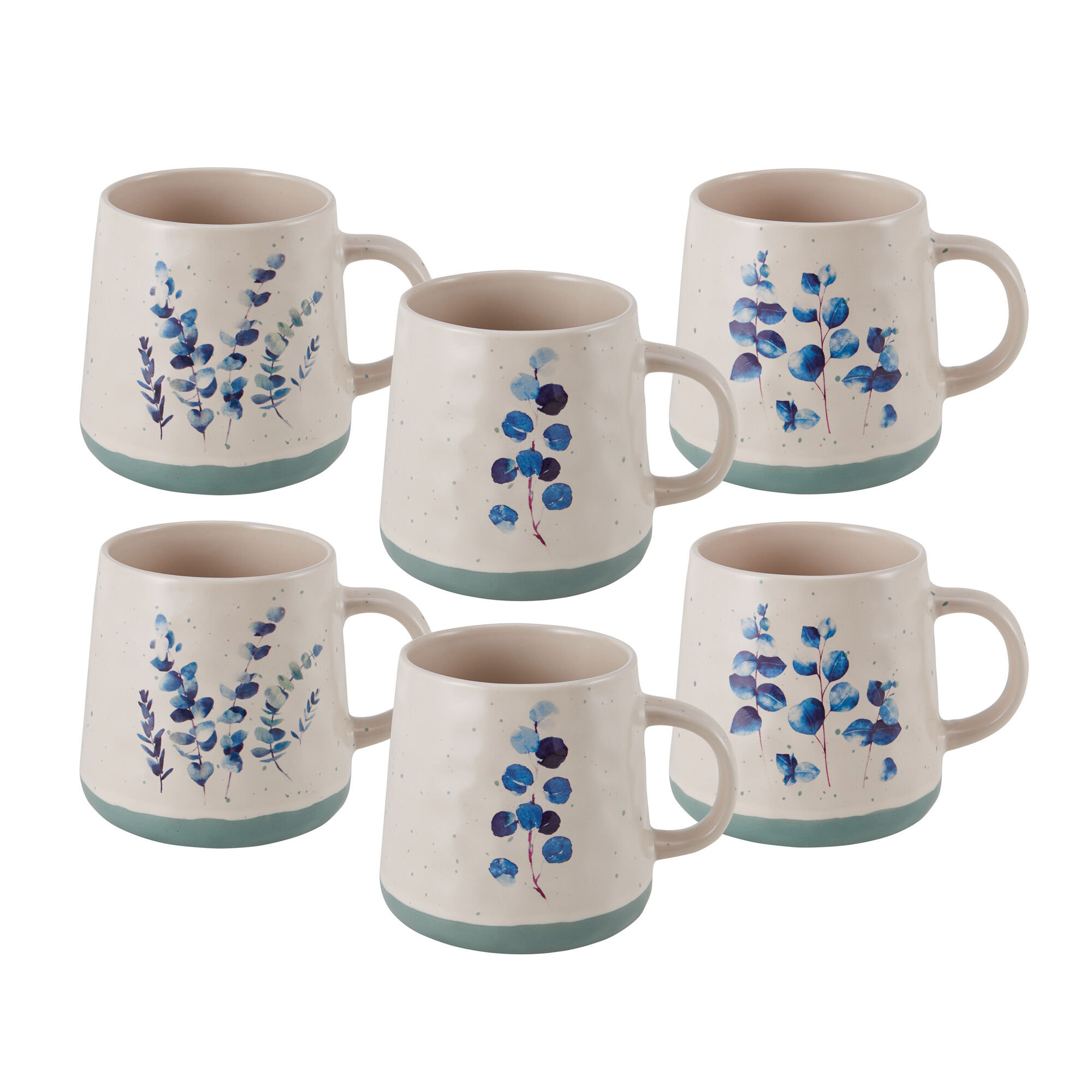 Pfaltzgraff Floral Leaves 17 oz. Stoneware Mugs & Reviews | Wayfair