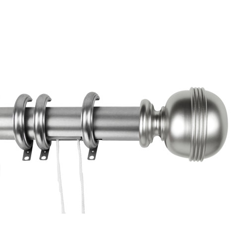 Astoria Grand Shuster Single Curtain Rod & Reviews | Wayfair