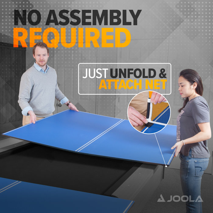 JOOLA Tetra 4-Piece Table Tennis Table Conversion Top - Includes Ping ...