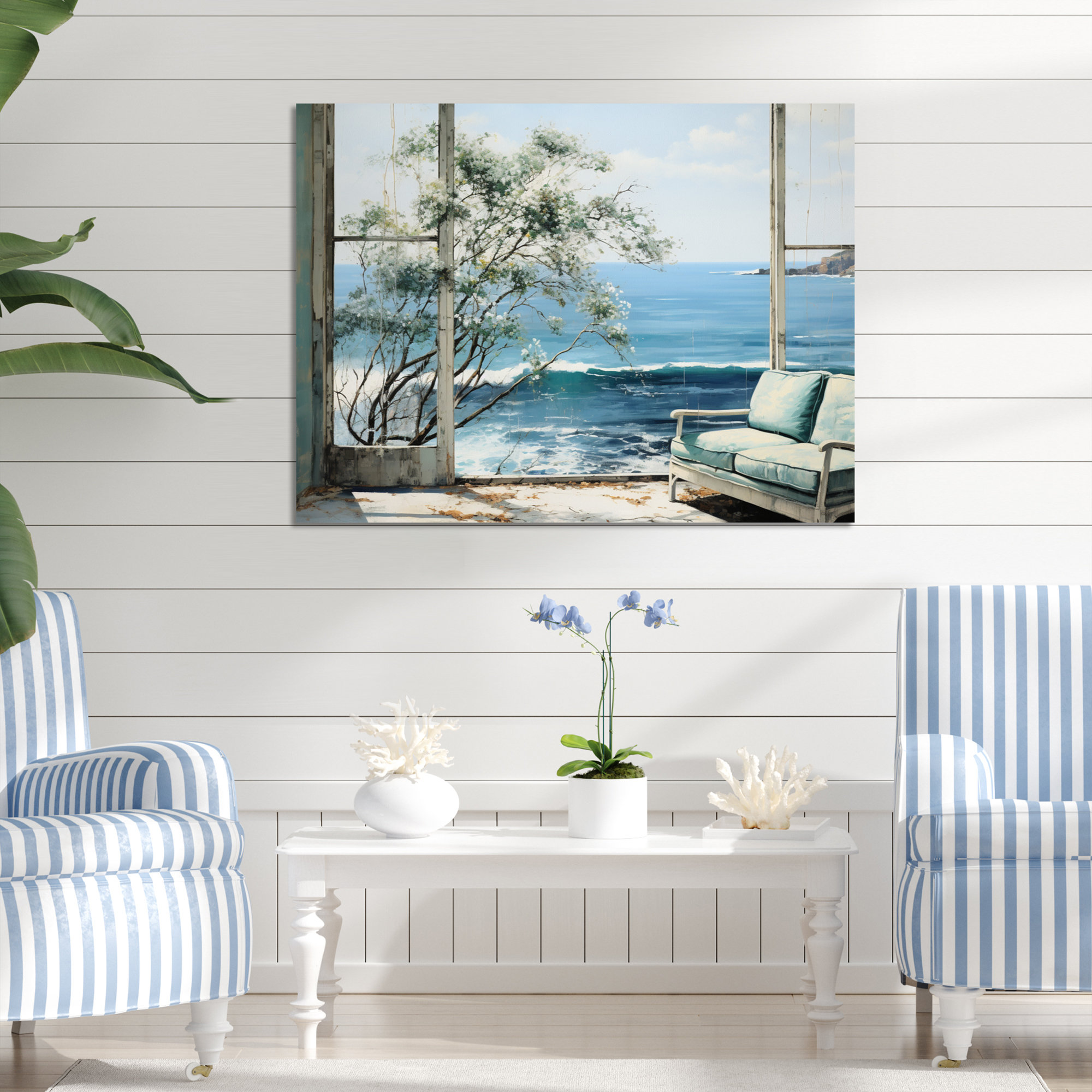 Highland Dunes Coastalwindows Windows to the IV - Print on Metal | Wayfair