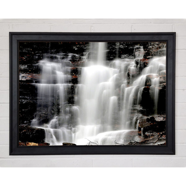 Union Rustic Natural Waterfalls Spill - Single Picture Frame Print ...