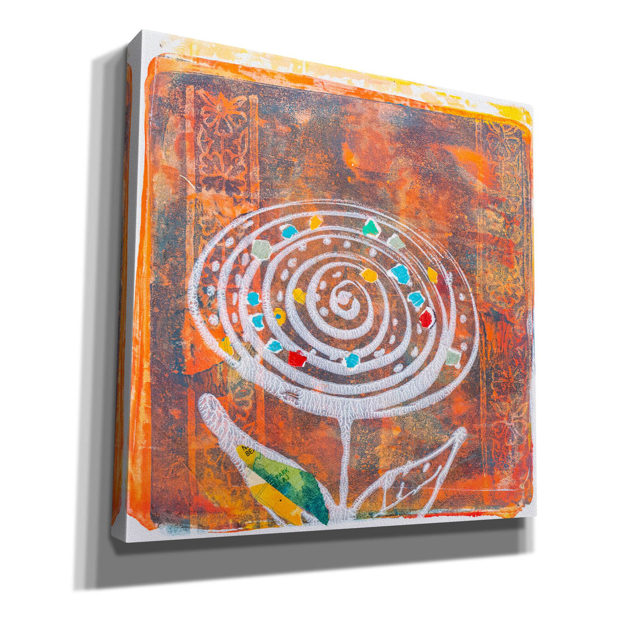 Bungalow Rose 'Spiral Blooms Orange' By St. Hilaire Elizabeth, Canvas ...