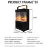 Symple Stuff Electric Fireplace Heater 1500W, 3D Led Flame, Portable ...
