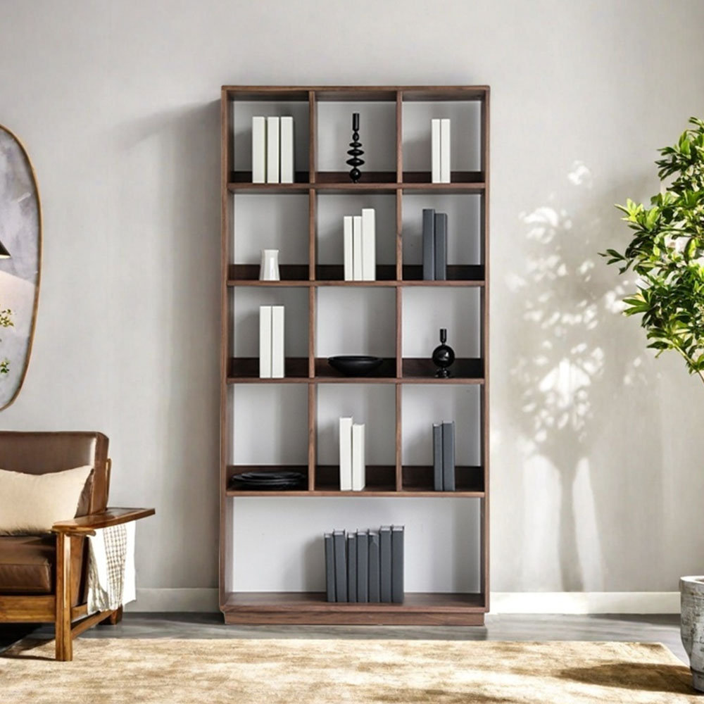 Kaoloupin Solid wood black walnut bookcase | Wayfair