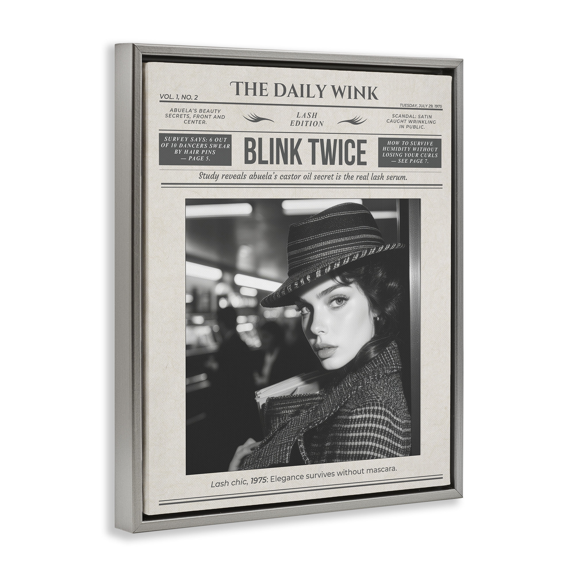 Latitude Run® The Daily Wink Magazine Floating Frame, design by A ...