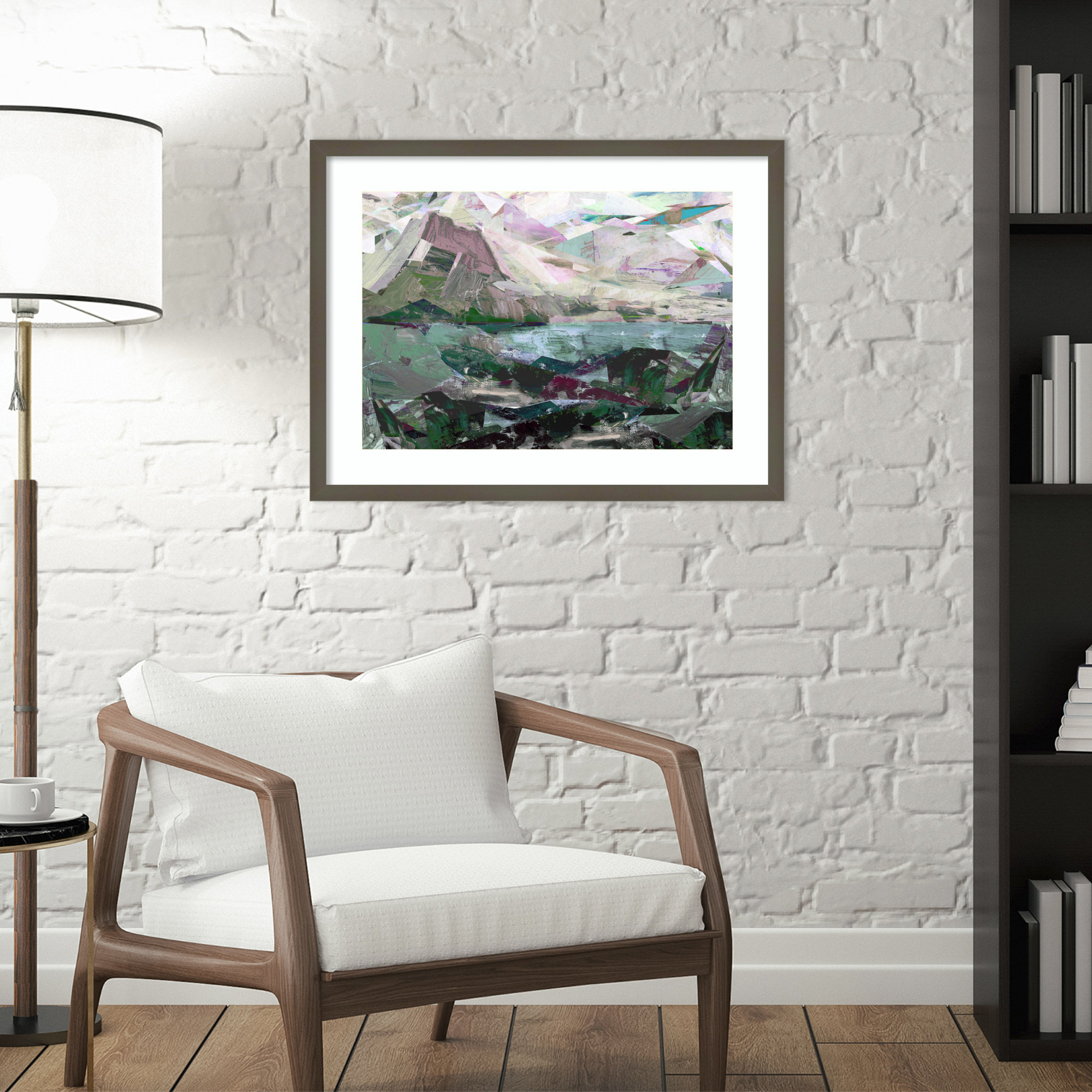 Loon Peak Holy Island By David Mcconochie Wood Framed Wall Art Print ...