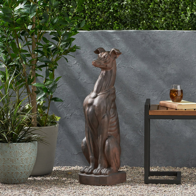 Lark Manor™ Greyhound Dog Garden Statue | Wayfair