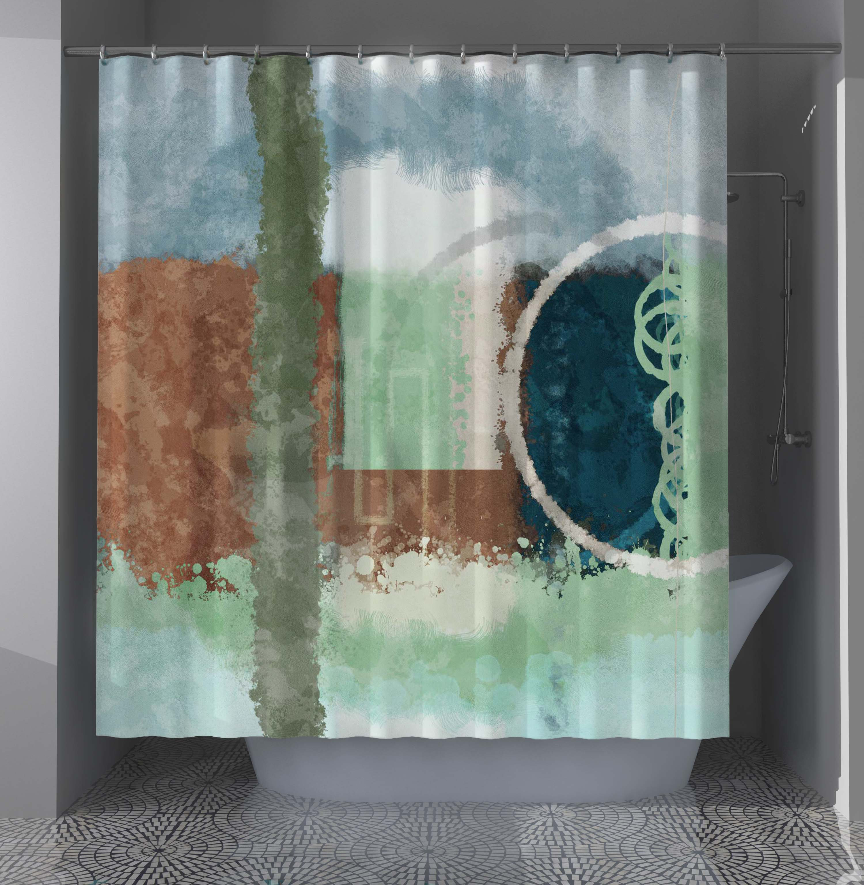 East Urban Home Sure Quiet Designer Shower Curtain - Wayfair Canada
