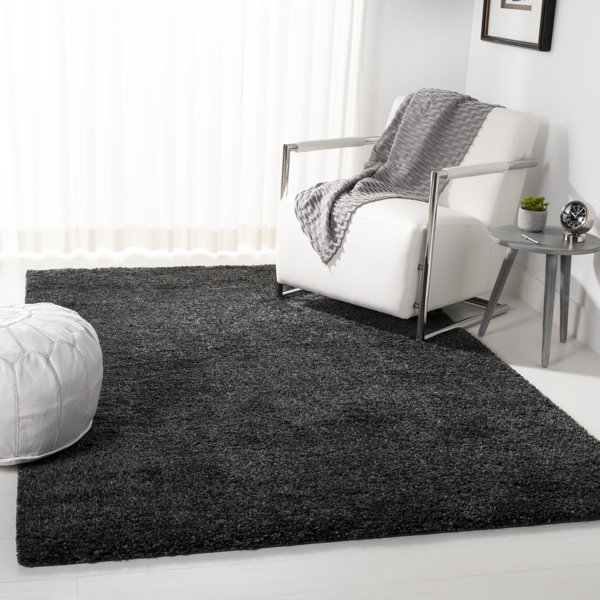Wade Logan® Jiang Charcoal Area Rug & Reviews | Wayfair