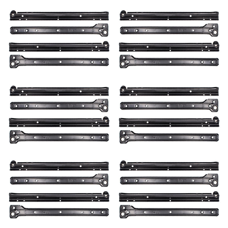 Ameriwood Home 3/4 Extension 11.81'' Bottom Mount Metal Drawer Slide ...