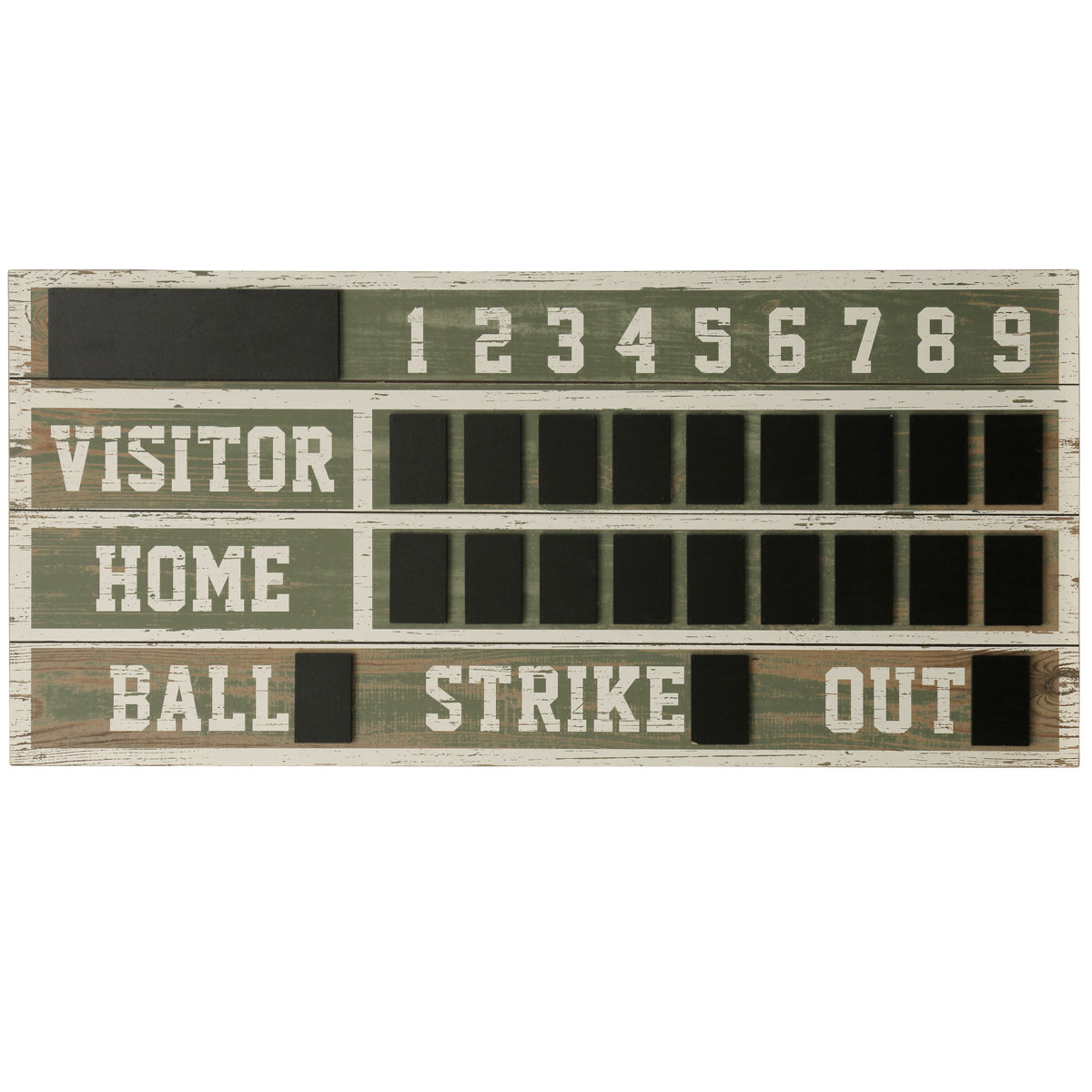 Winston Porter 'Wooden Scoreboard' Print on Wood & Reviews | Wayfair
