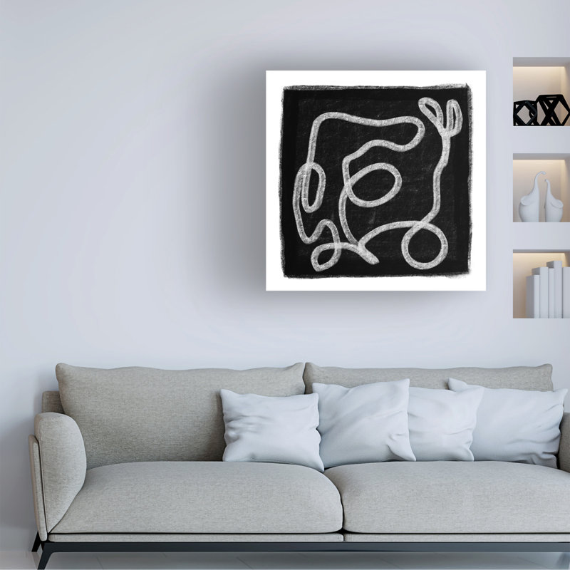 black contemporary scribbles