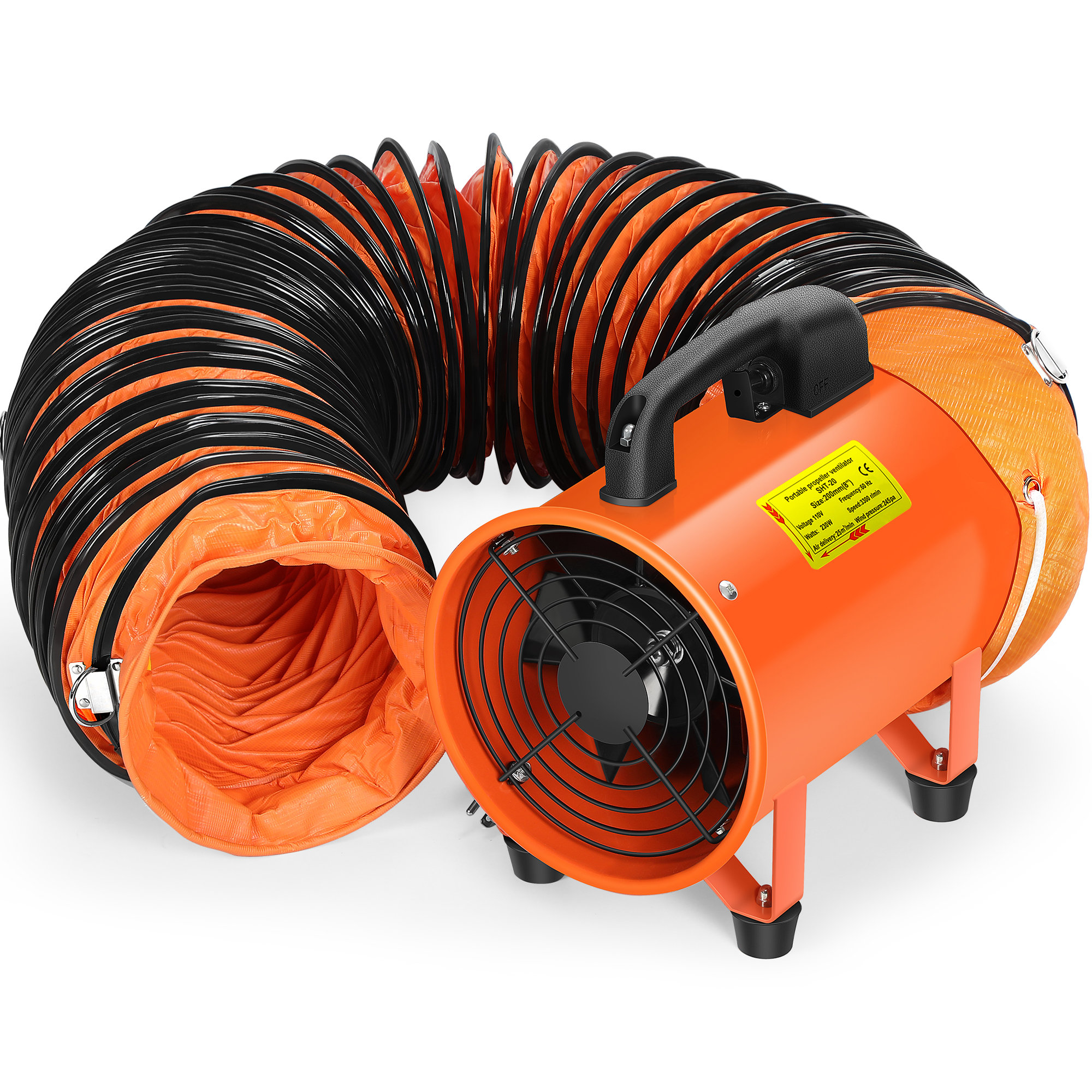 Keenso Heavy Duty Blower Fan, High Velocity Ventilation Extraction Fans ...
