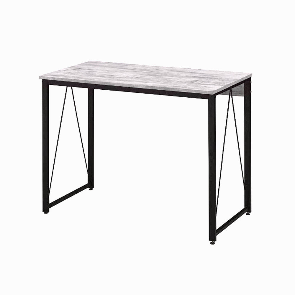 Wrought Studio™ Rectangular Writing Desk With Metal Base | Wayfair