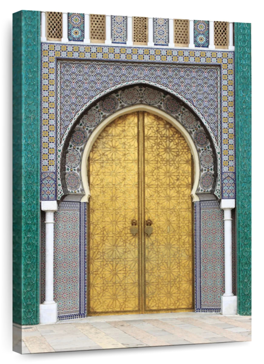 Ebern Designs Lilie Royal Palace Doors In Fes | Wayfair