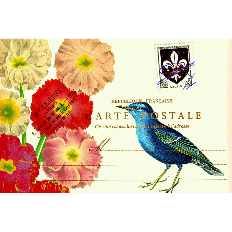 Ophelia & Co. Nature Postcard 3 - Wrapped Canvas Graphic Art | Wayfair