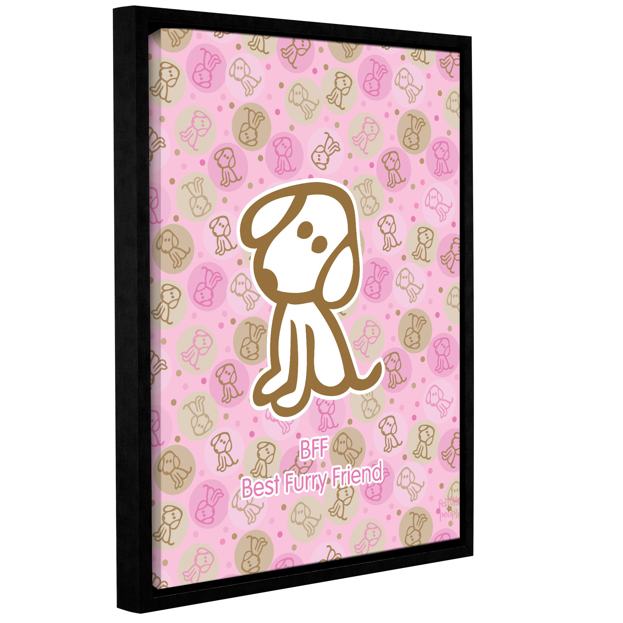 Zoomie Kids Best Furry Friend 2 Graphic Art on Canvas | Wayfair
