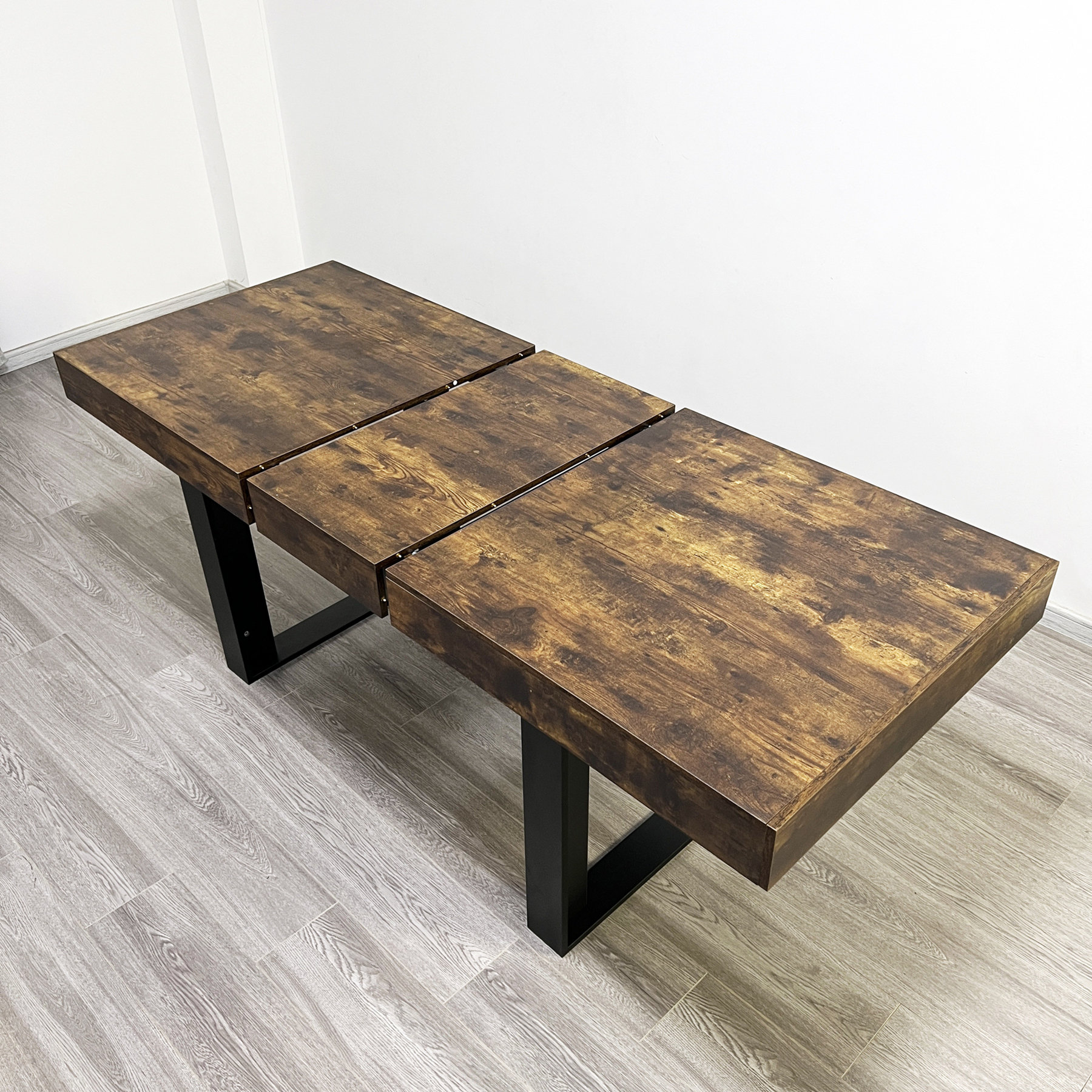 Millwood Pines Extendable Dining Room Table For 6 8 10, Modern ...