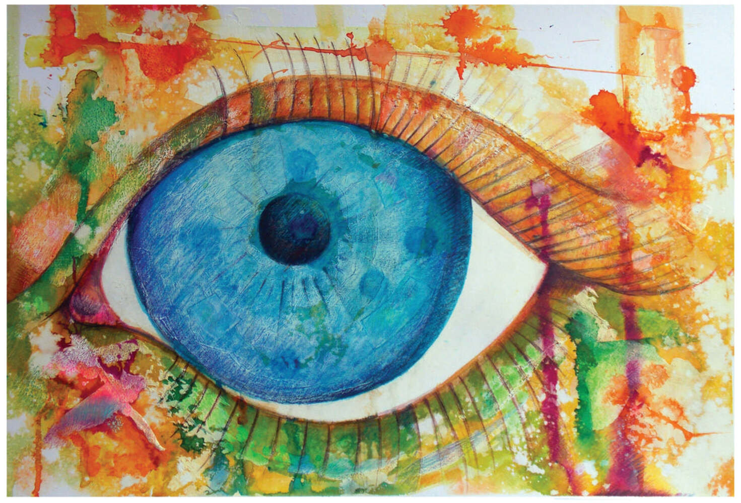 Robert Allen Color Vision by Alejandro Santos - Unframed Painting on ...