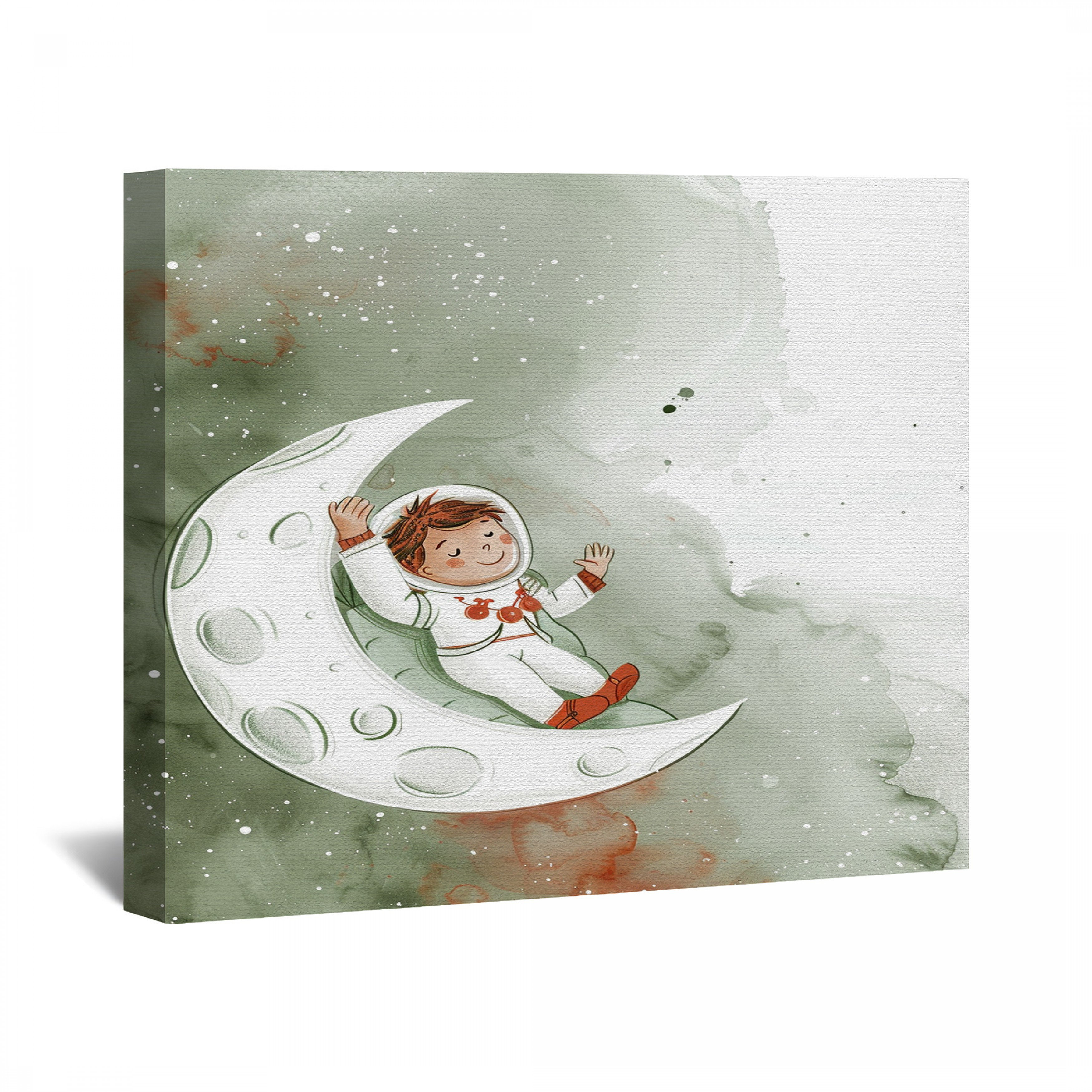 Red Barrel Studio Astronaut Canvas Wrap - Space Wall Decor - Wayfair Canada