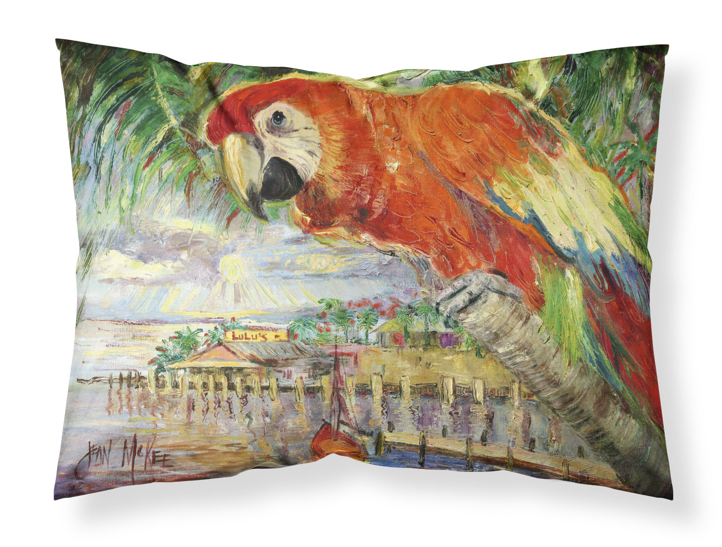 Caroline's Treasures Parrot at Lulu's Pillowcase | Wayfair
