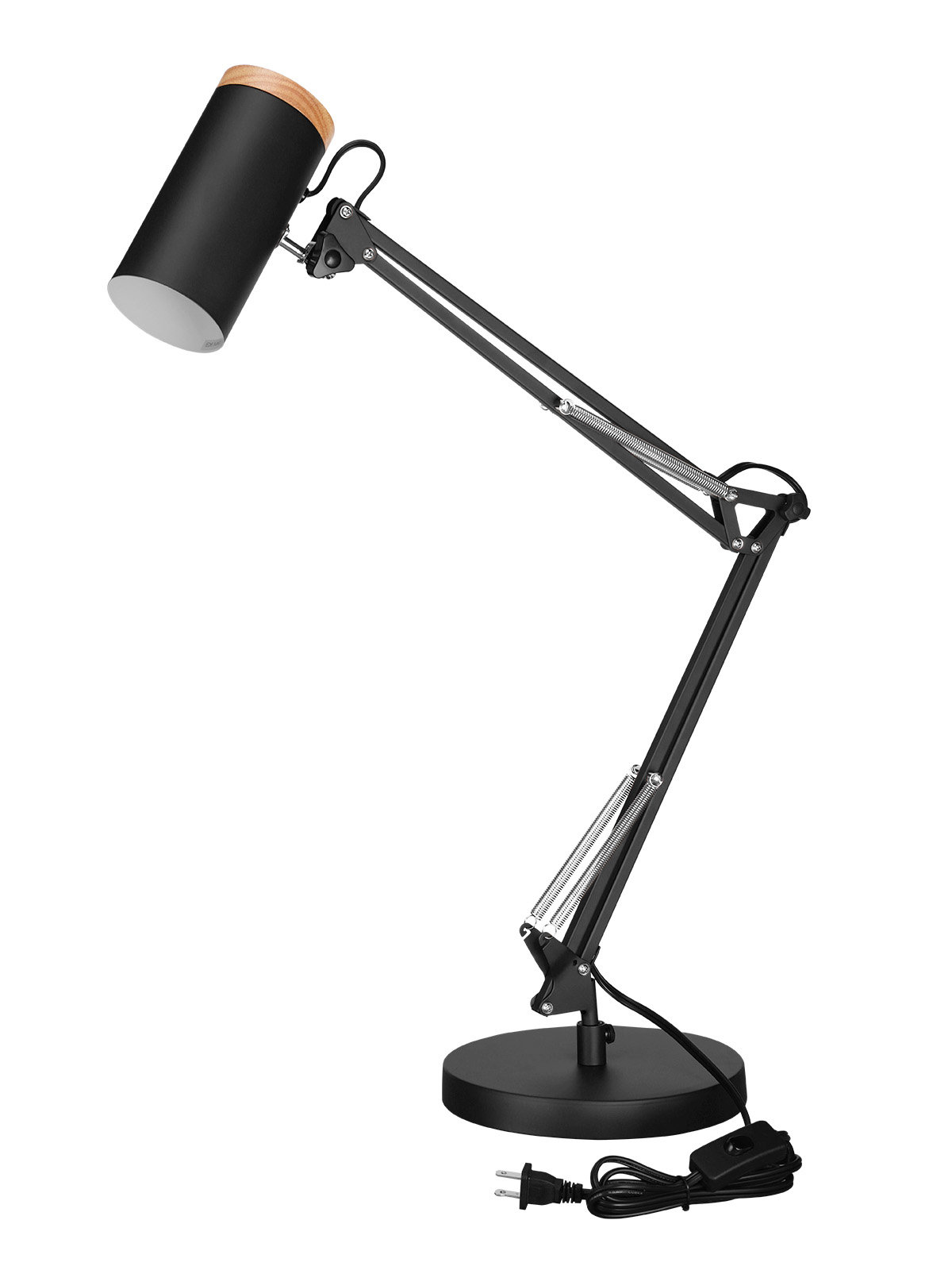 Latitude Run® Perce Plug-in Adjustable Metal Desk Lamp Architect ...