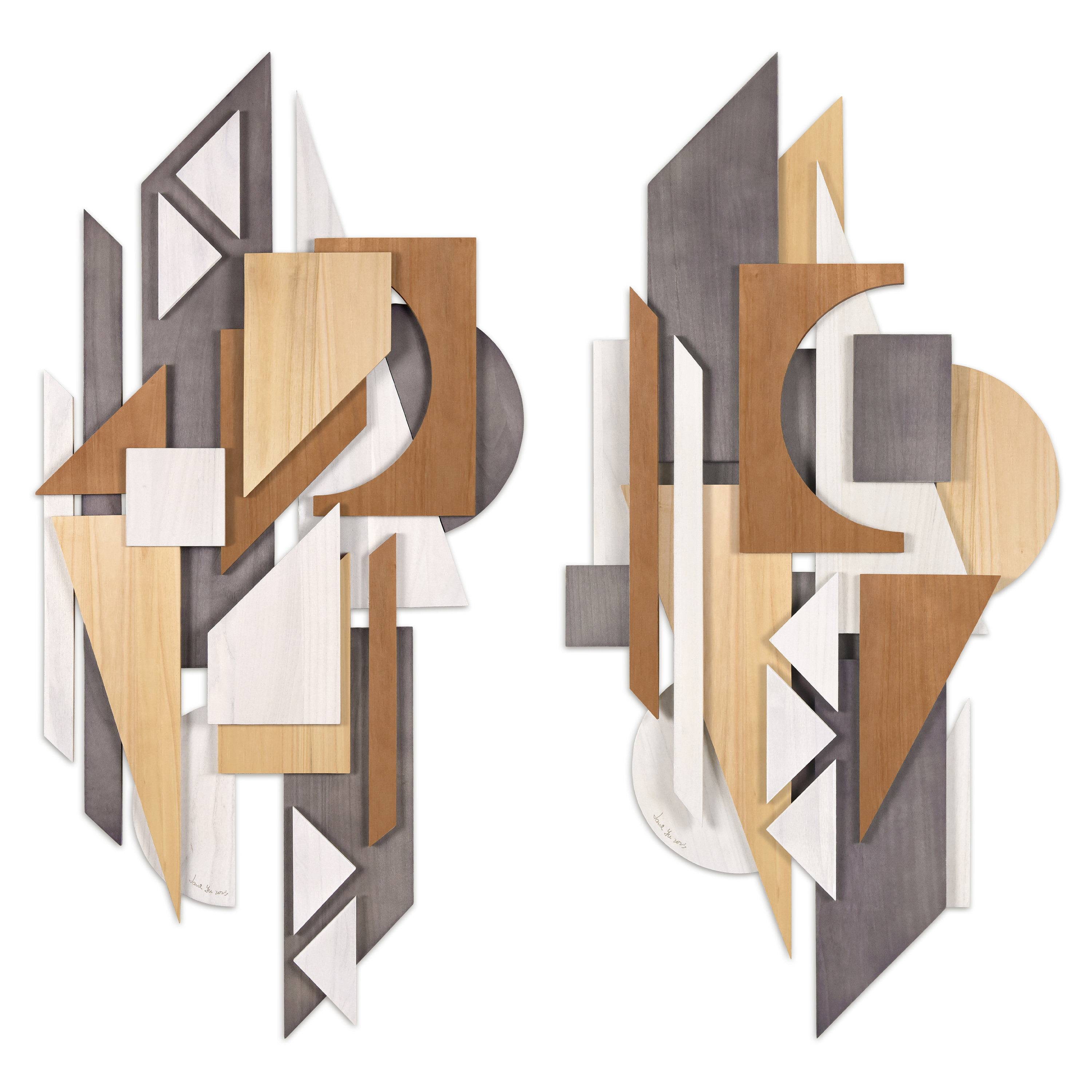 Empire Art Direct "Moonlit Mist I & II" Hand Made & Hand Finished ...